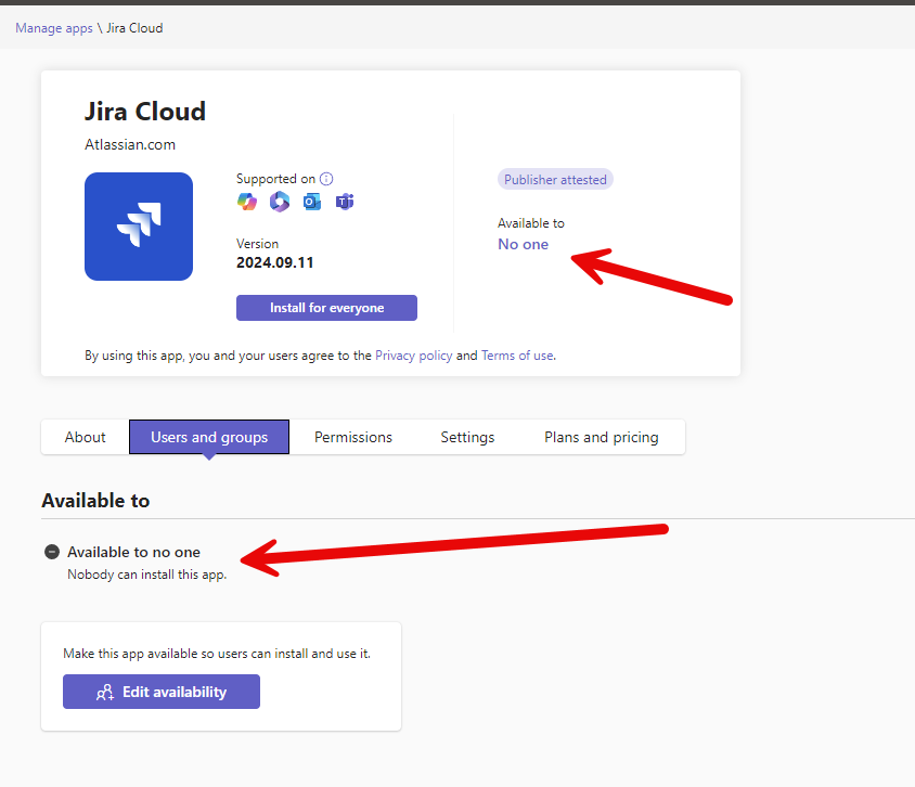 Solved: Jira Cloud app in Teams reinstalls when I paste in...