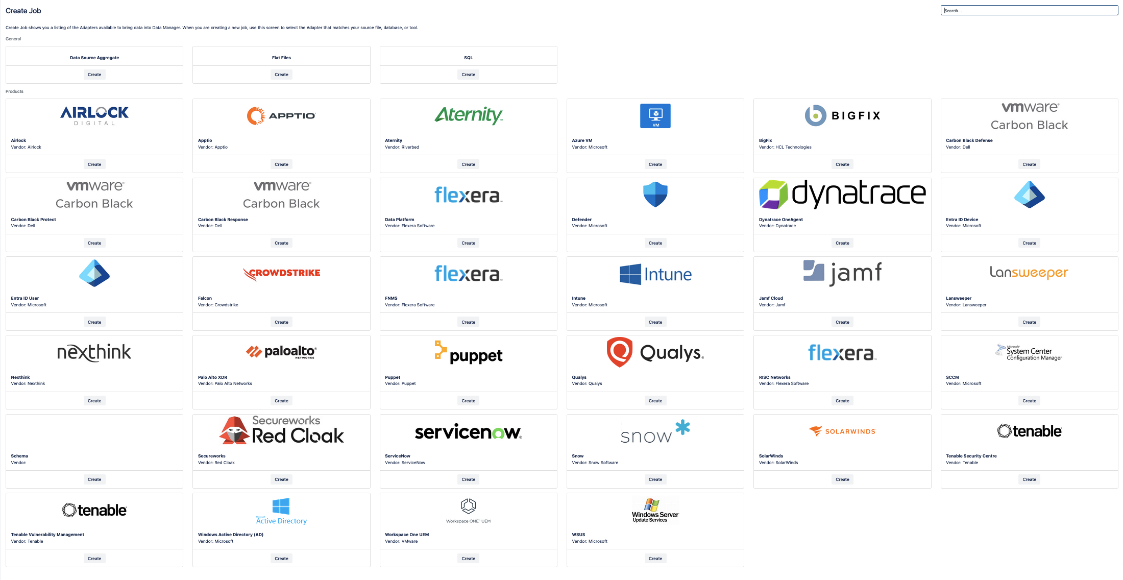 Solved: Asset Data Manager - connectors