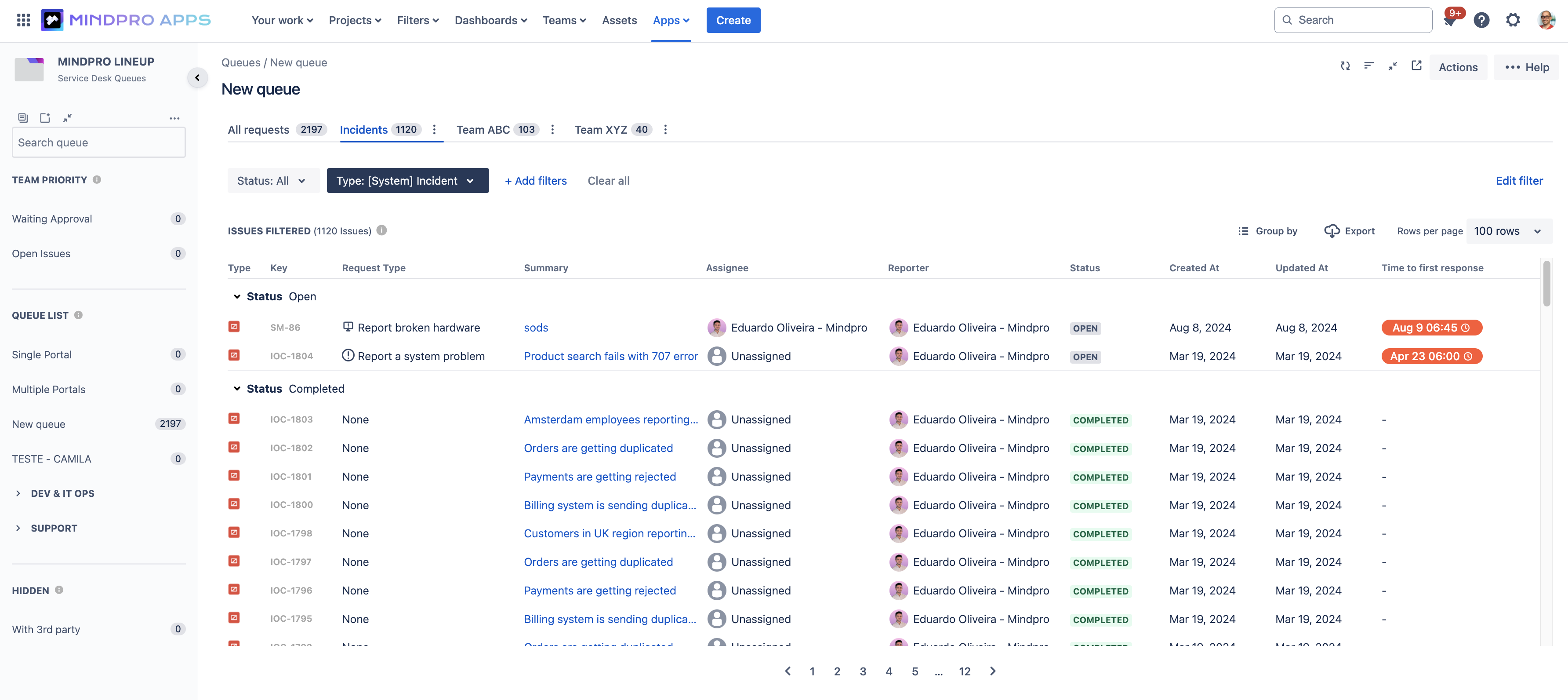 How to Create a ticket queue for a project with mu...