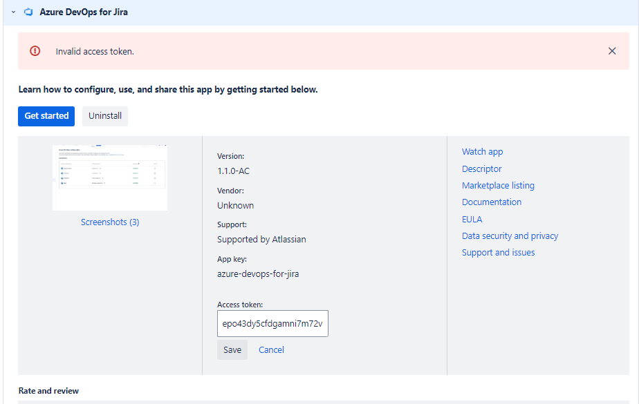 Personal access token from Azure DevOps not workin...