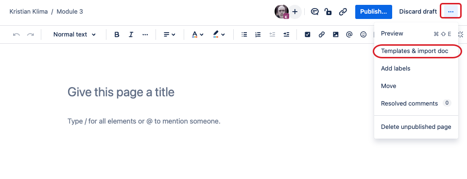 Solved: Import a word document