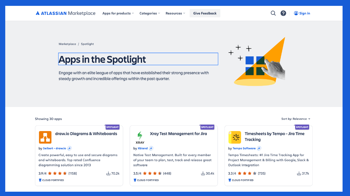 Discover apps for every team with the new Atlassian Marketplace