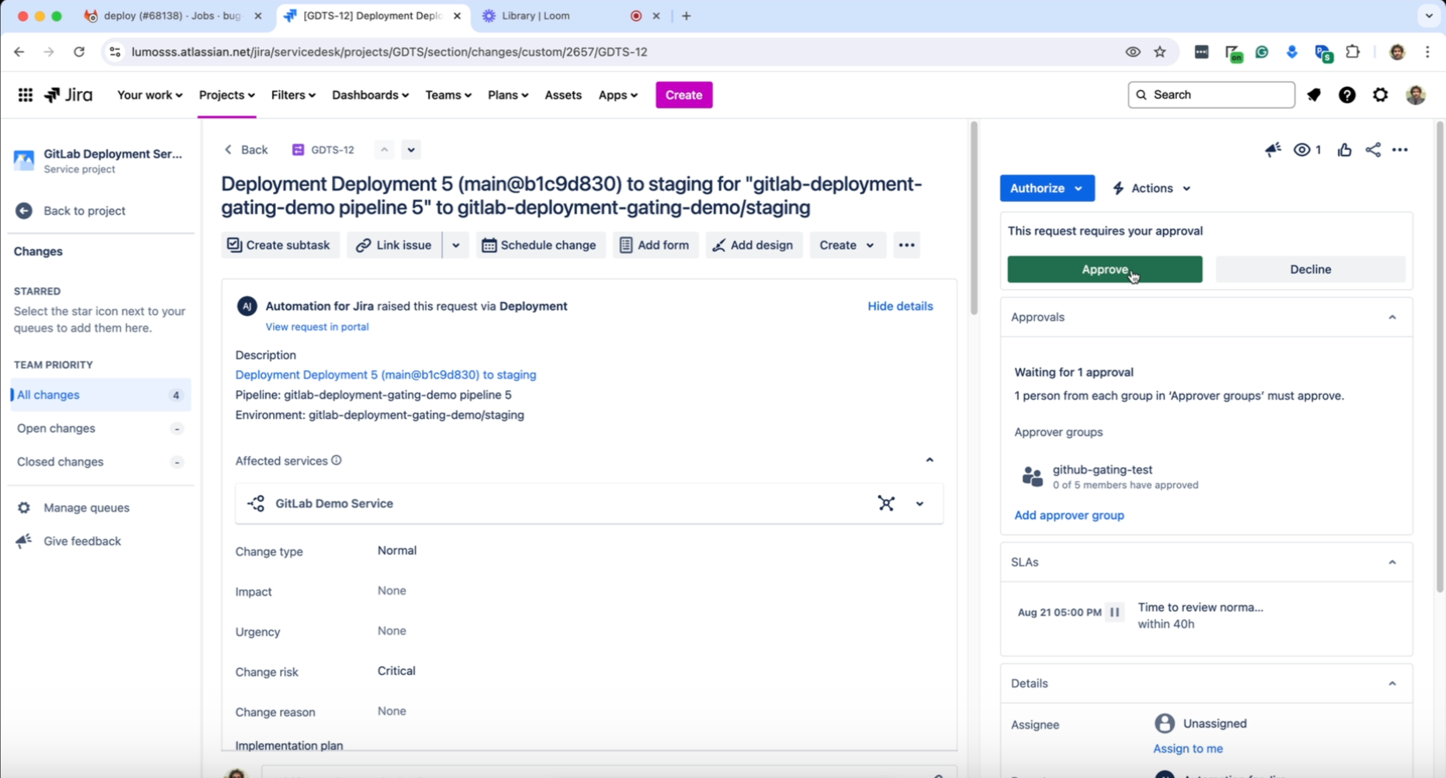🎉 Introducing deployment gating for GitLab in Jir... - Atlassian Community