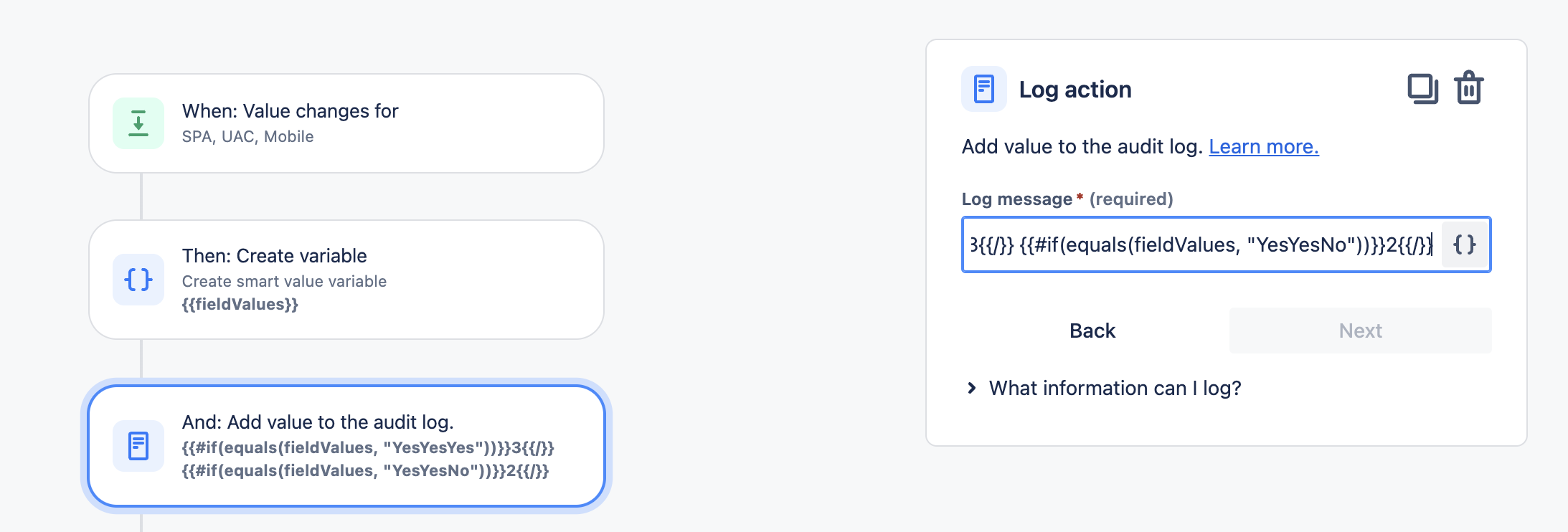 Solved: Need help in Jira Automation if/else Smart value