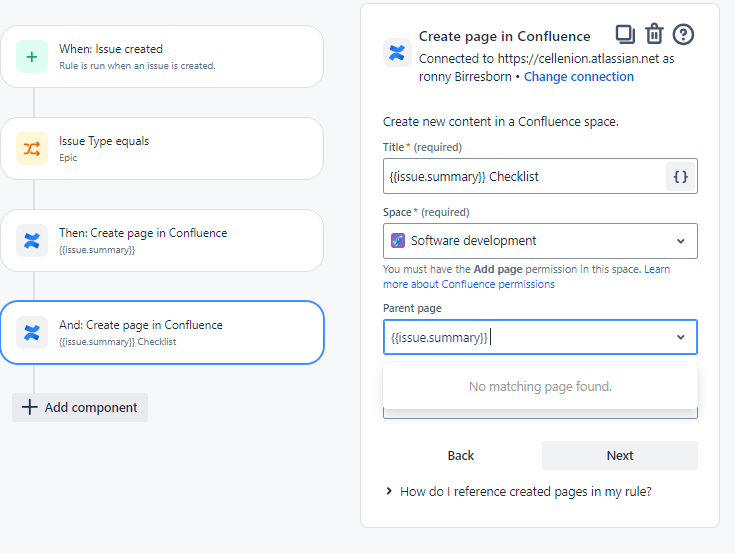 How to create a new confluence page with multiple ...