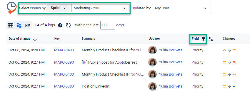 How to capture sprint changes in Jira - Atlassian Community