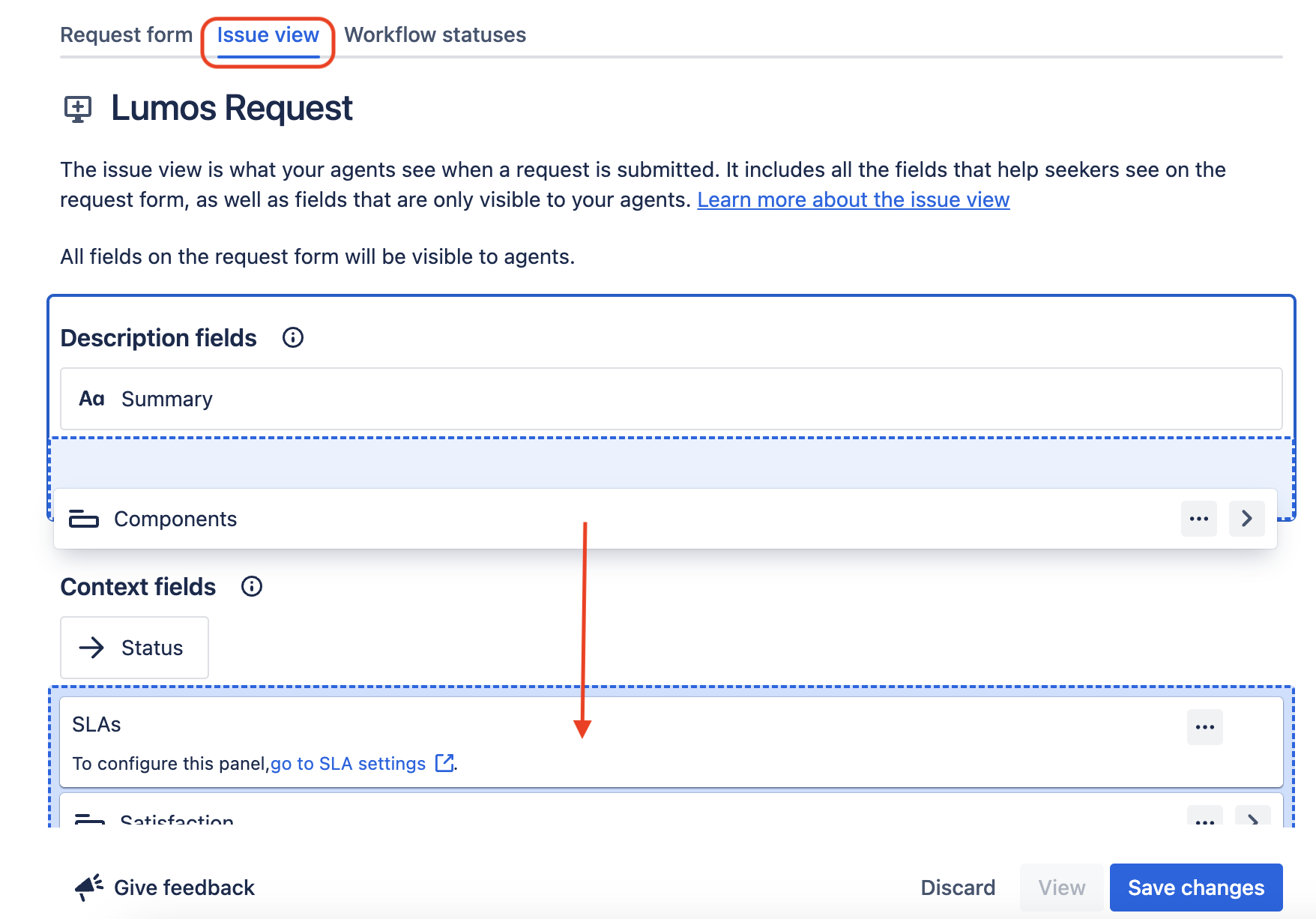 Can I move request form fields to the 'context' se...