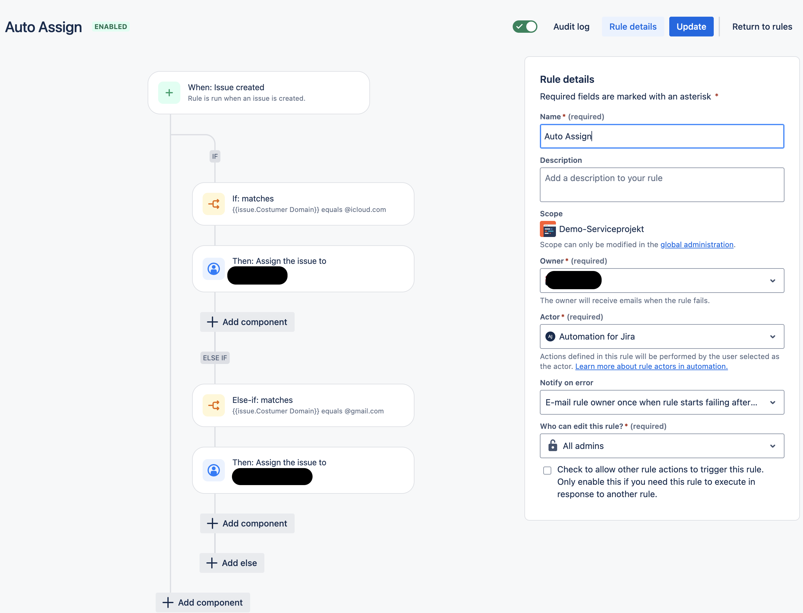 Solved Assign Issues Automatically Based On Requesters E 7072