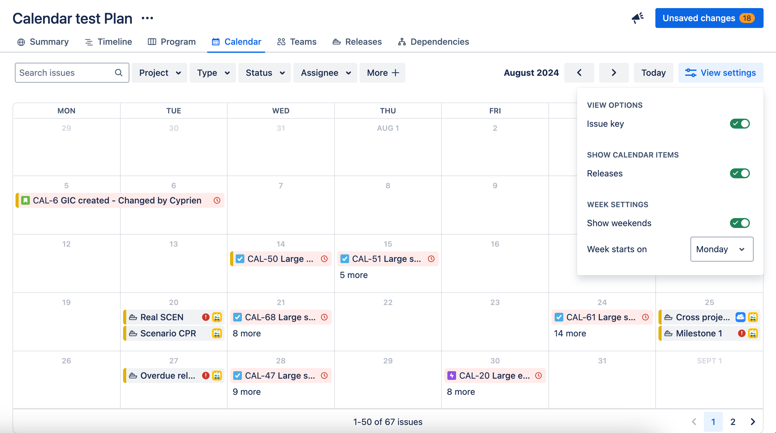 What's new in the Calendar view? Funny you should ... - Atlassian Community
