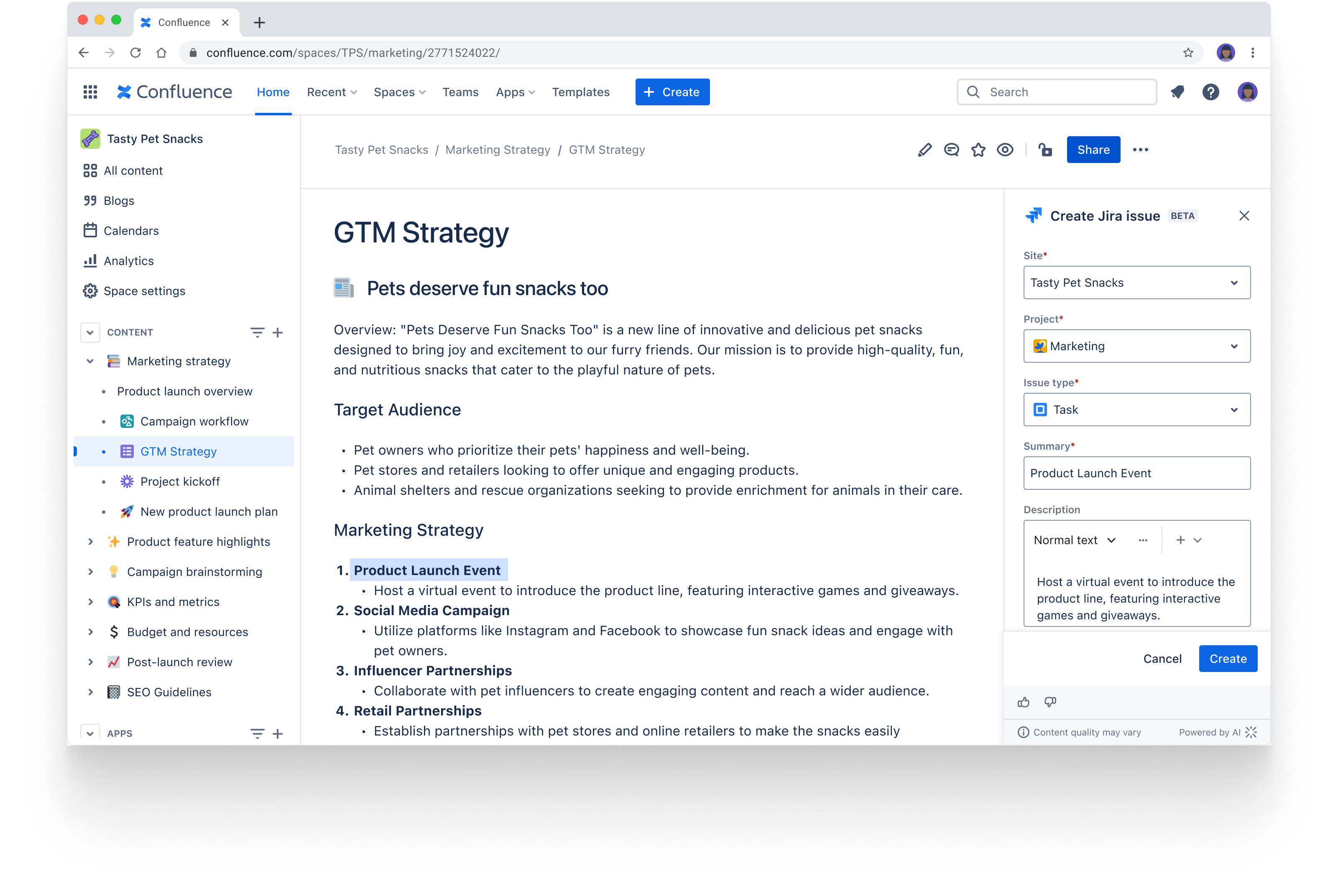 New Confluence AI features – AI page catch up, AI in whiteboards, and more!