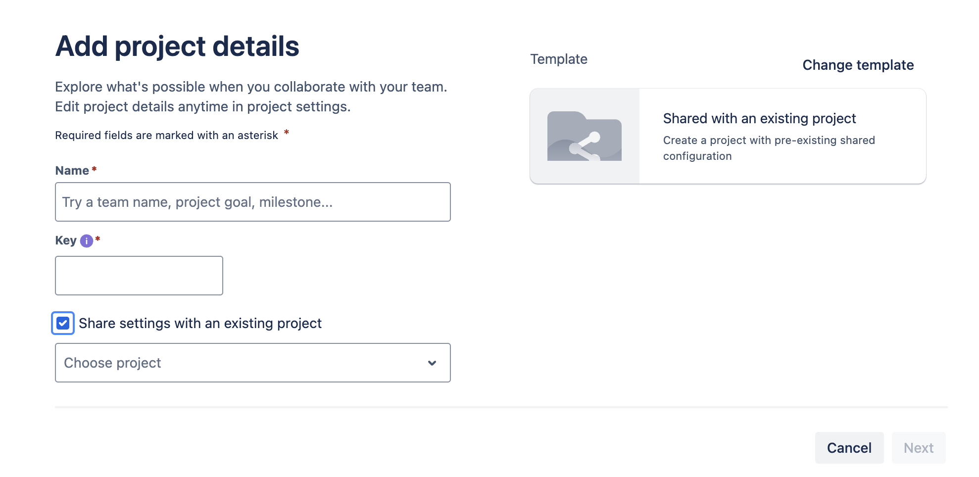 Solved: How to create a project from an existing project