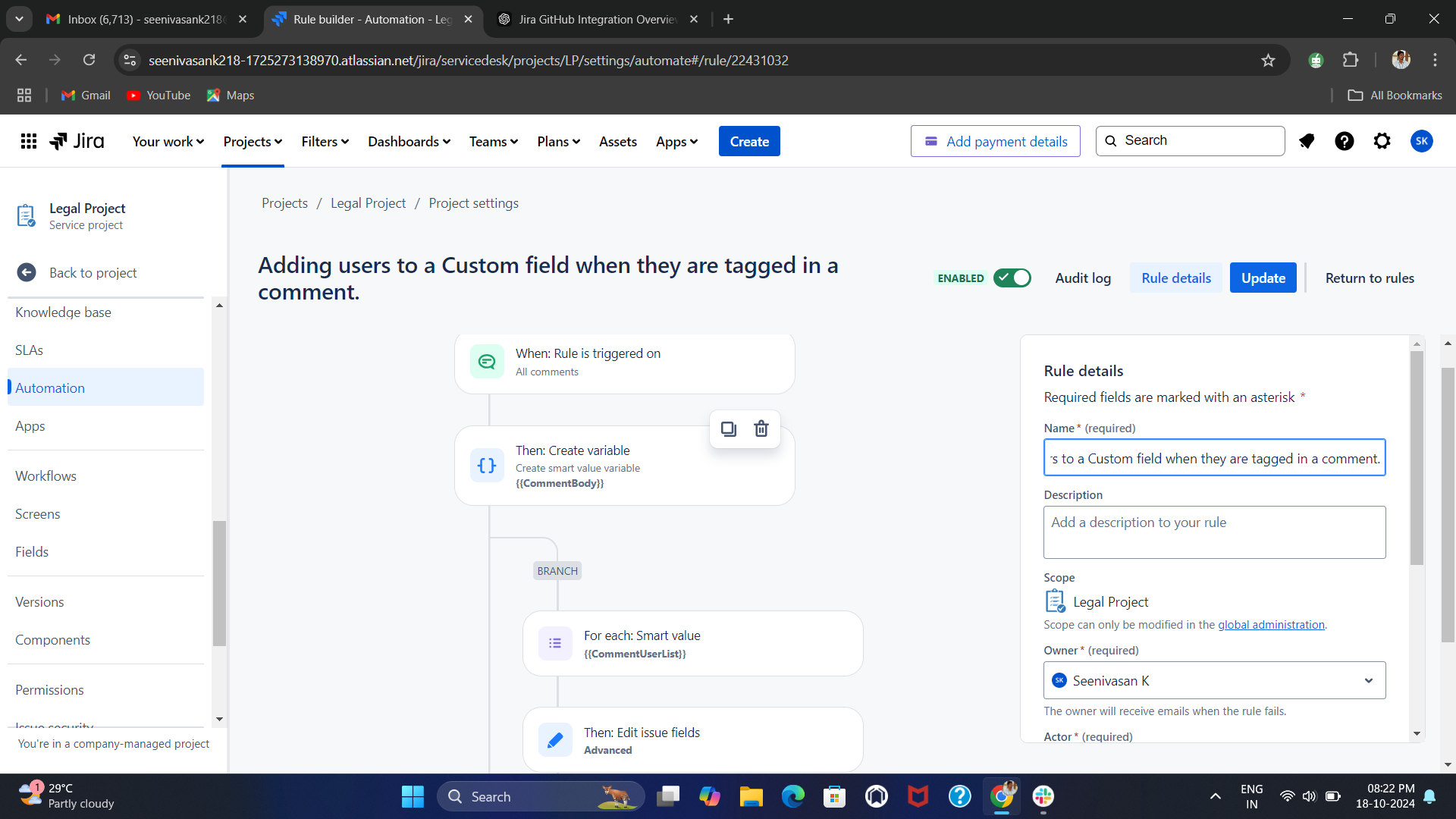 Regarding adding users to the assignee field (Cust...