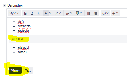 How to format text inline as code in an issue desc...