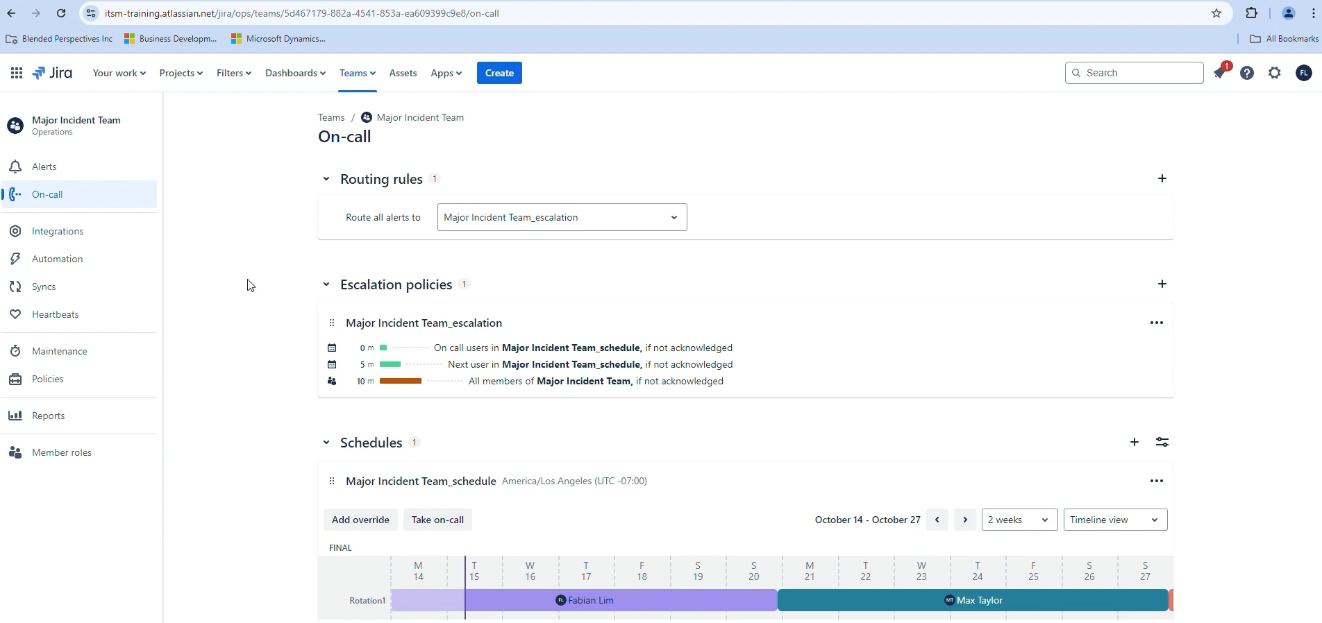 JSM Operations: How to page the Major Incident Team with Jira Automation