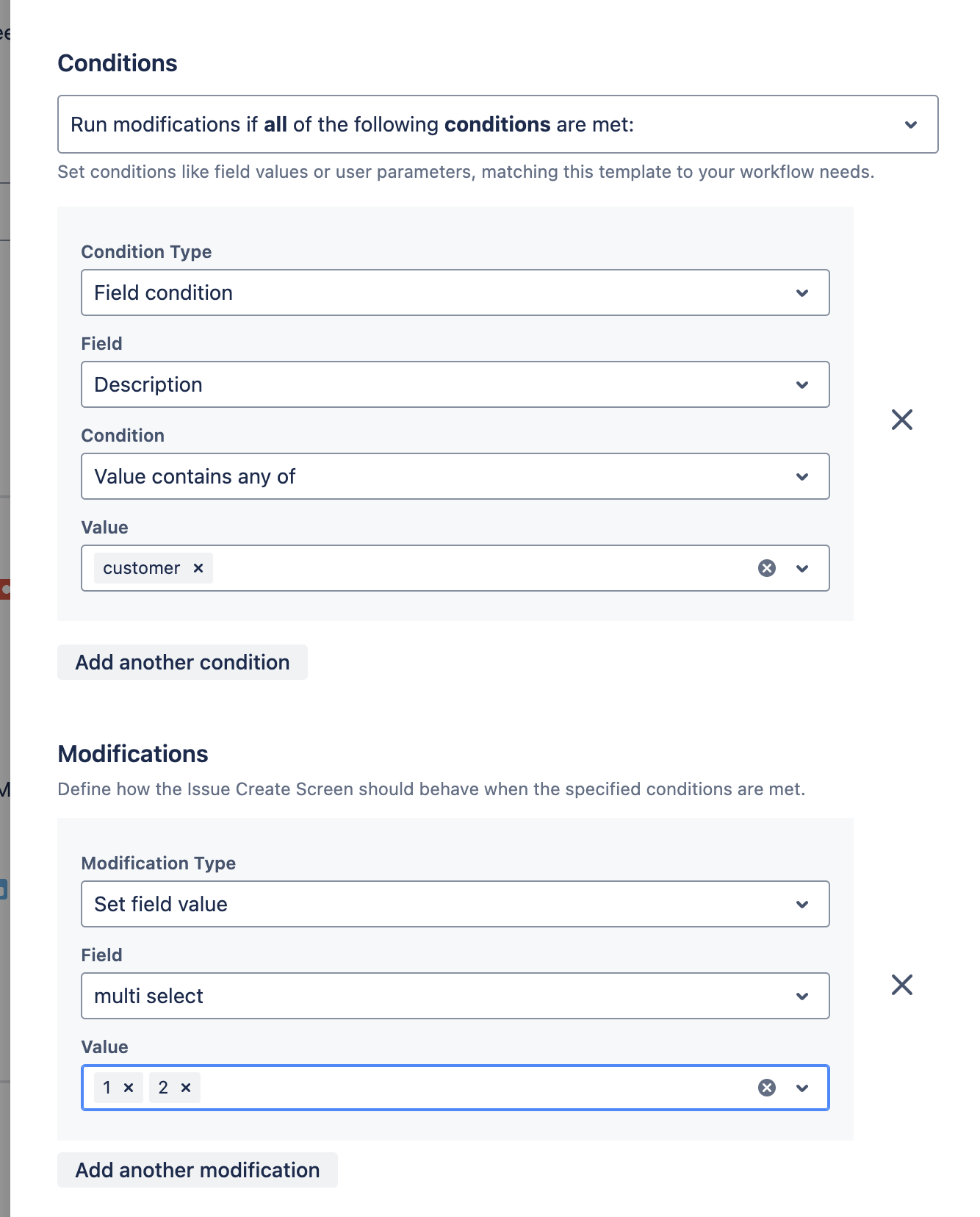 Populate custom field using jira automation