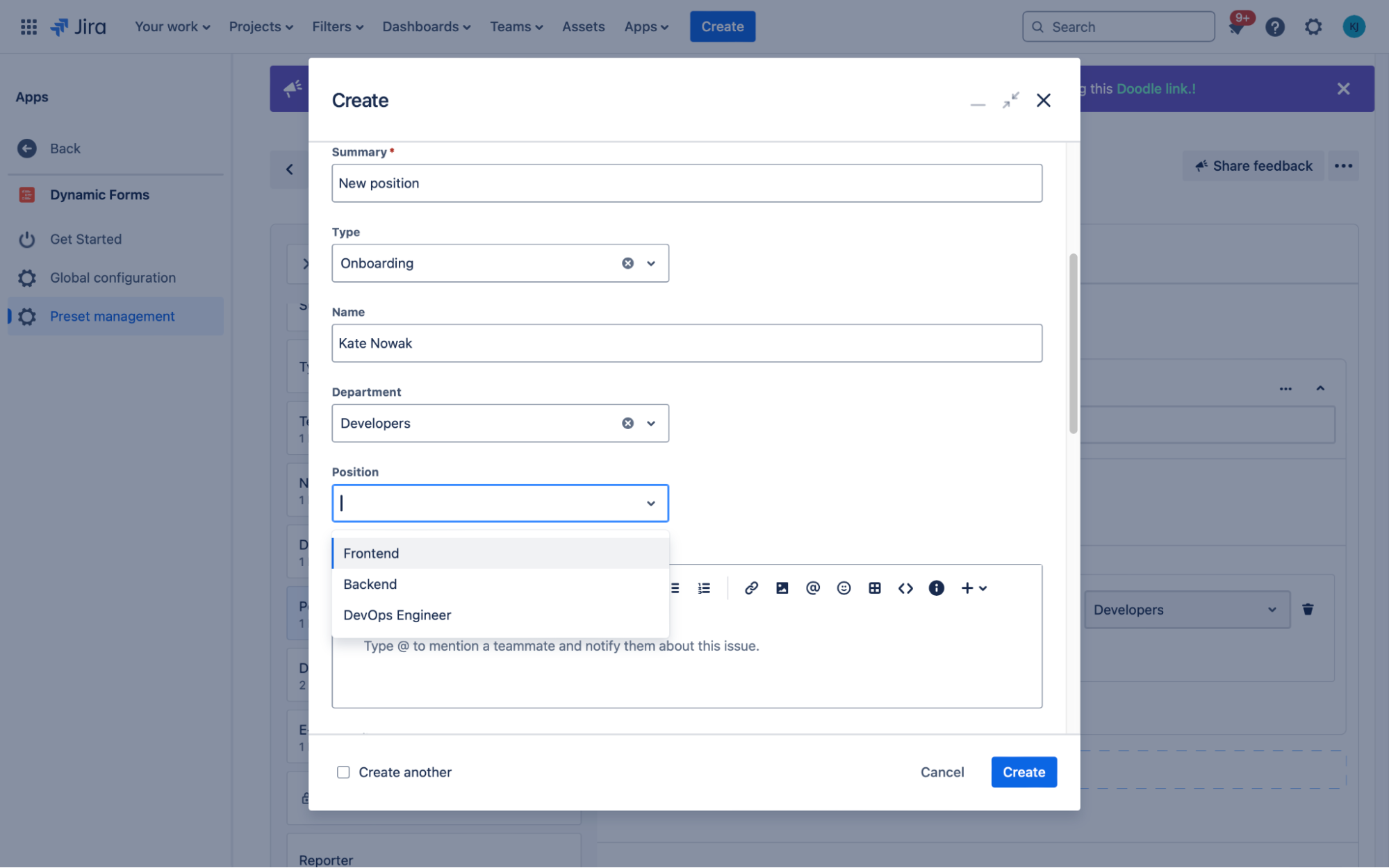 New features in Dynamic Forms for Jira (Cloud). Ch... - Atlassian Community