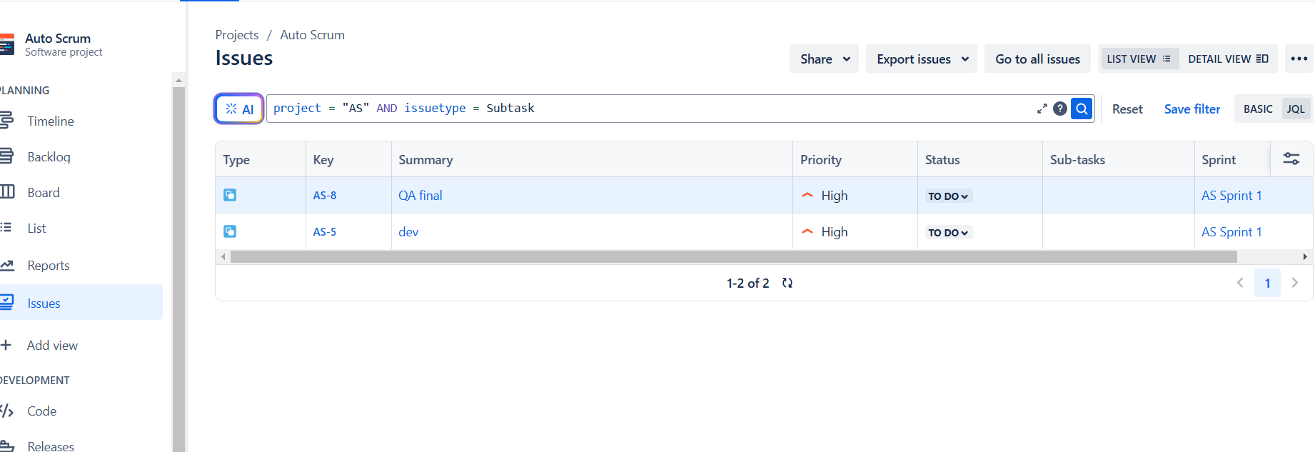 Solved: Is it possible to make subtasks visible on the boa...