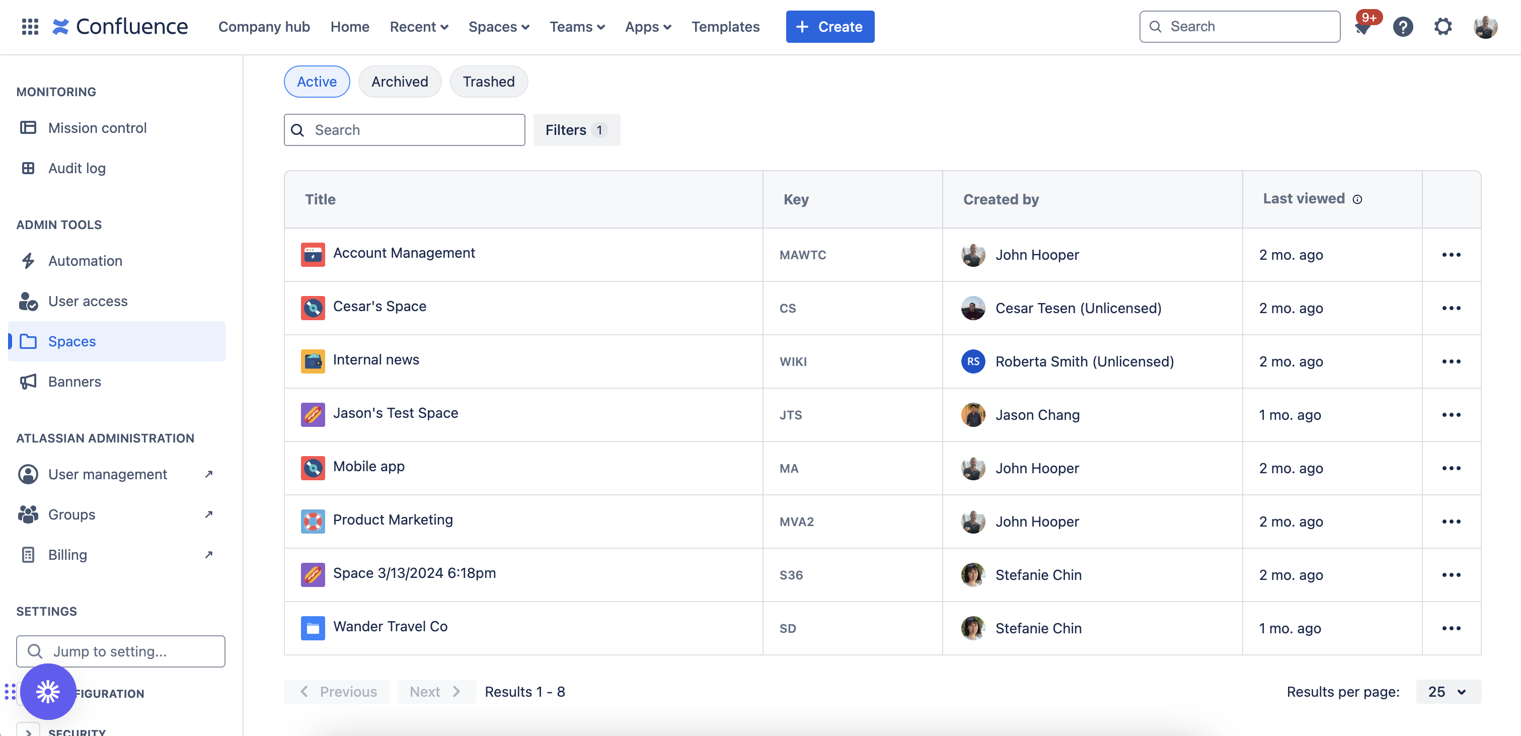 Introducing The New Spaces Feature All Editions Atlassian Community