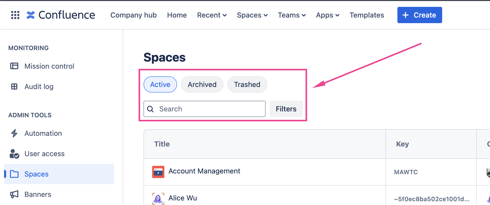 Introducing the new Spaces feature! (all editions) - Atlassian Community