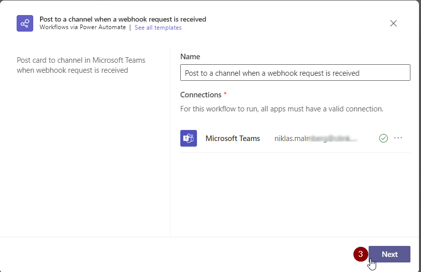Updated MS Teams webhooks does not work