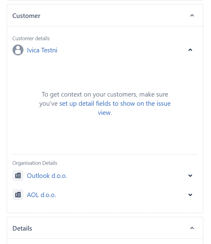 How to see what organizations a customer belongs t...
