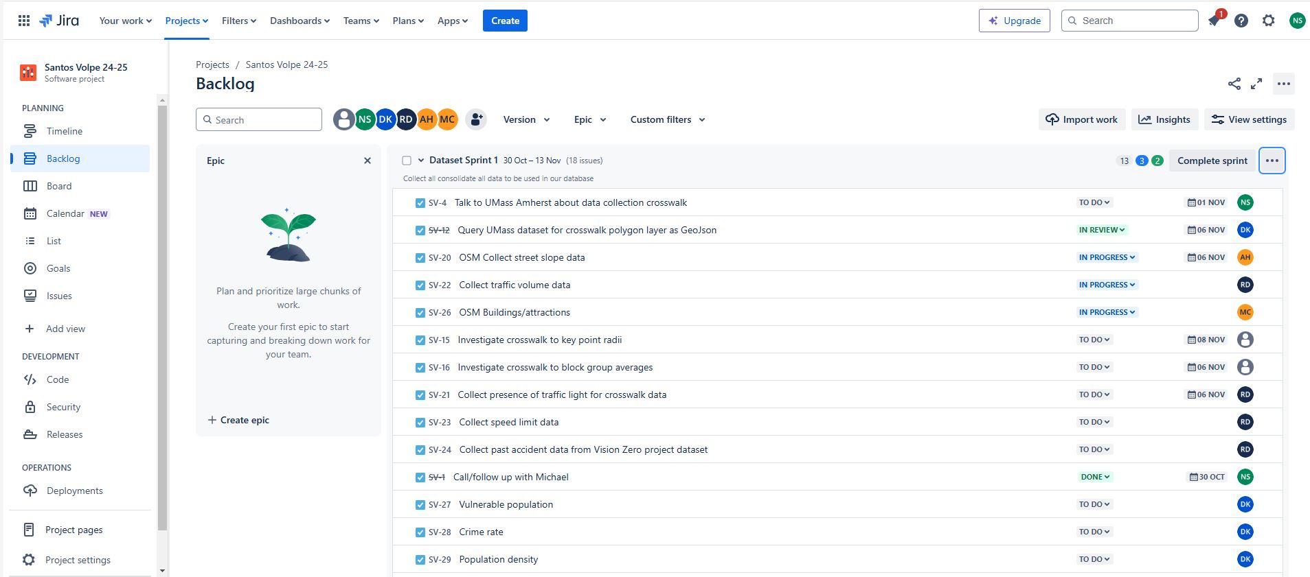 How do I make the Epics viewable in the List View ...