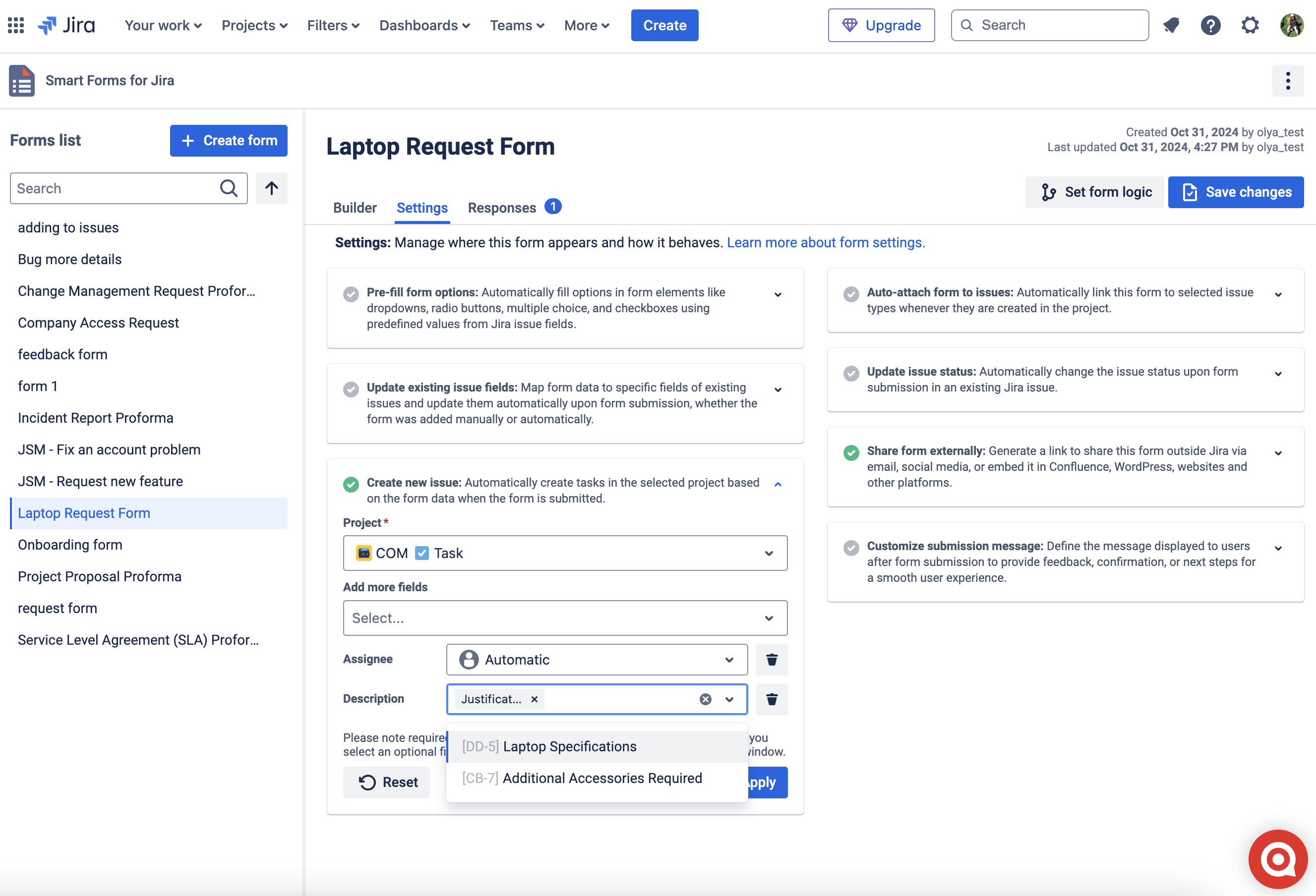 Create Multiple Issues from a Single Form with Mul... - Atlassian Community