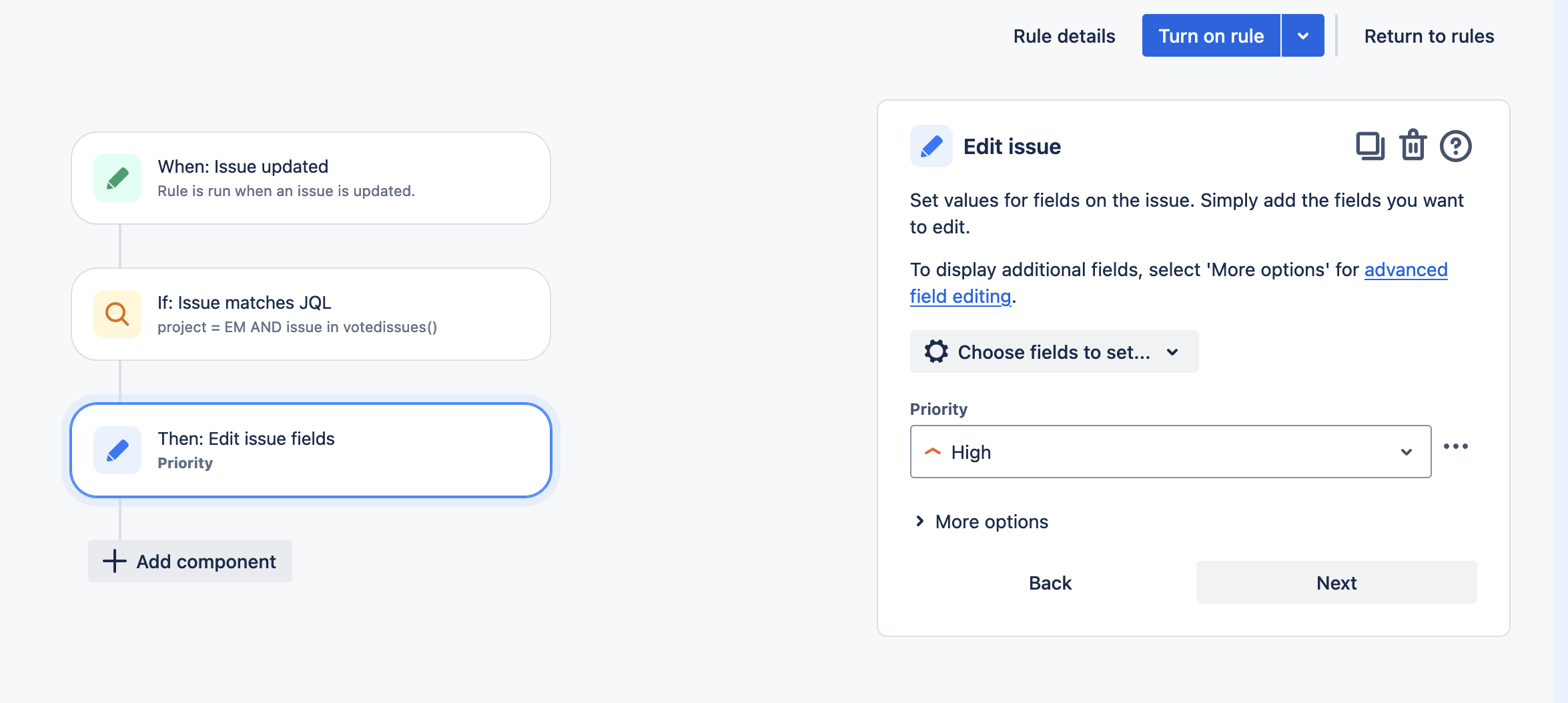 Solved: Automation to change issue's priority upon change ...