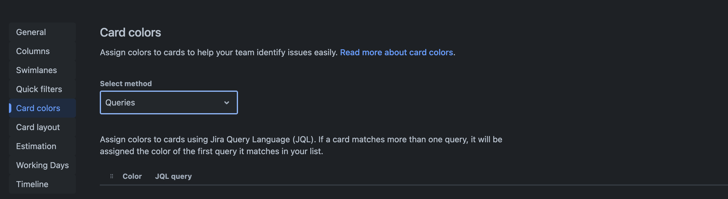 Userstories colour based on links