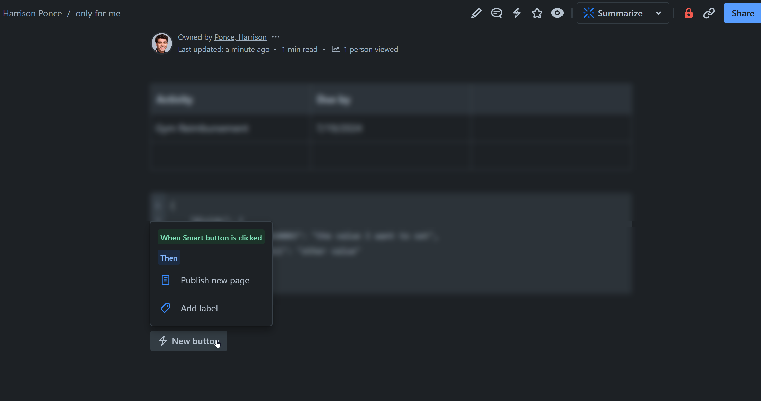 How to create nested sub-pages on clicking a butto...