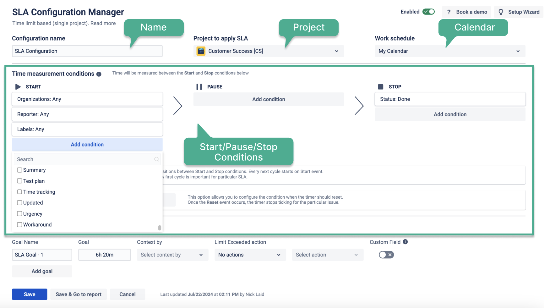 Solved: Can I set different SLA based on labels or organiz...