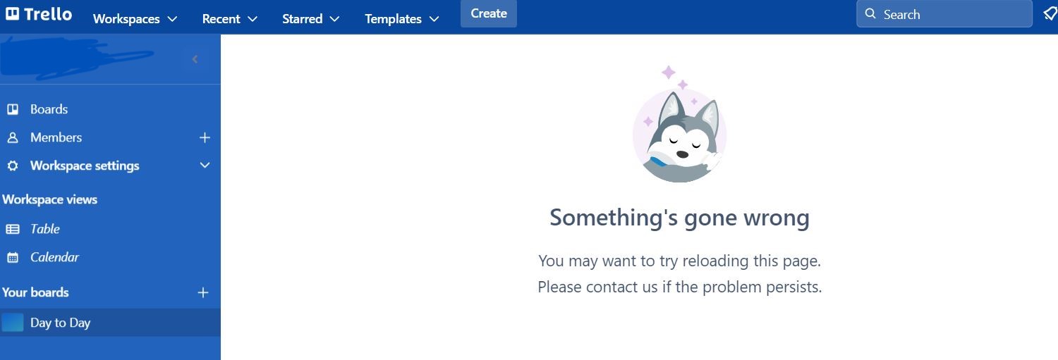 Trello Desktop App Not Displaying Boards