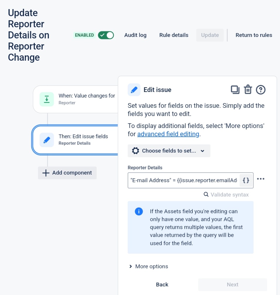 Solved: Connecting Jira Asset to Jira User via Automation