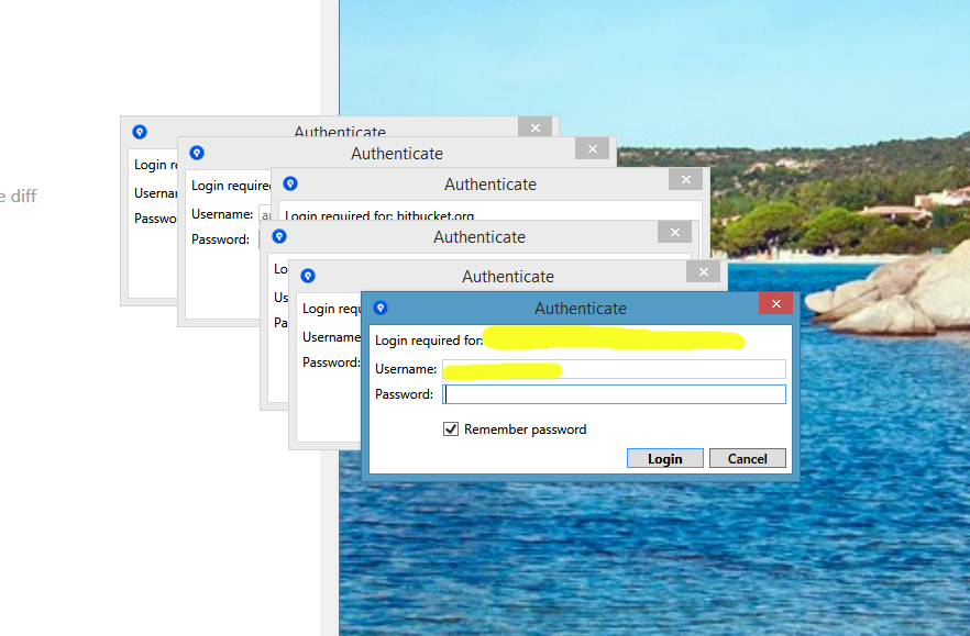 How to stop the Authenticate popups plague?