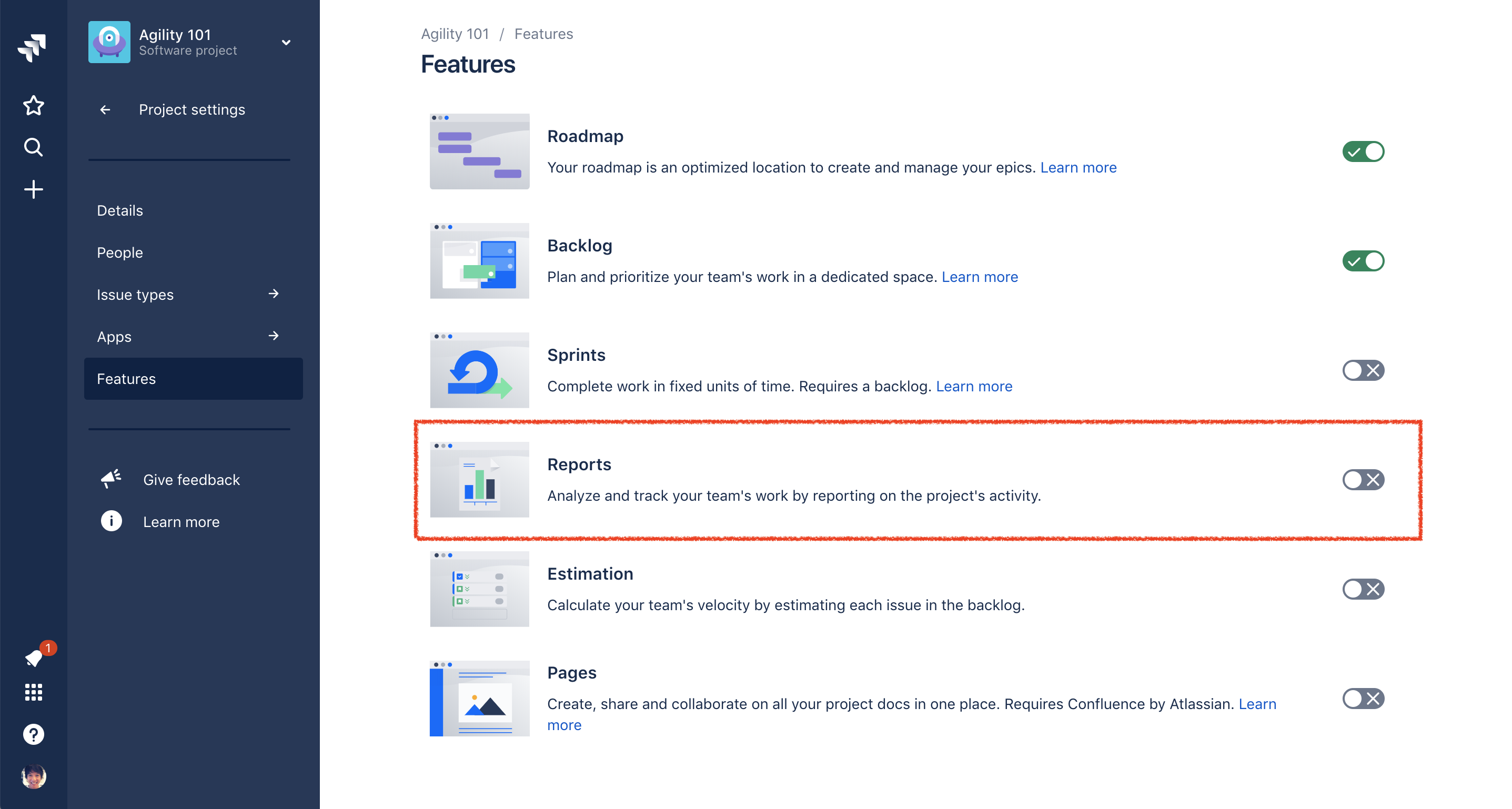 Getting started with next-gen projects in Jira Software Cloud