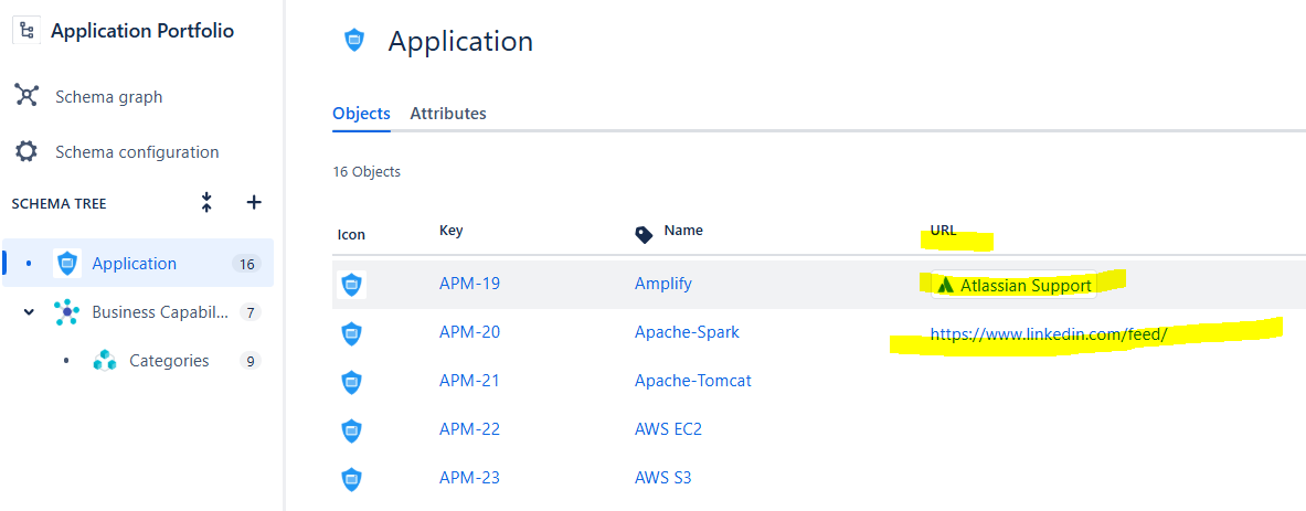 How to import URLs to JSM assets?