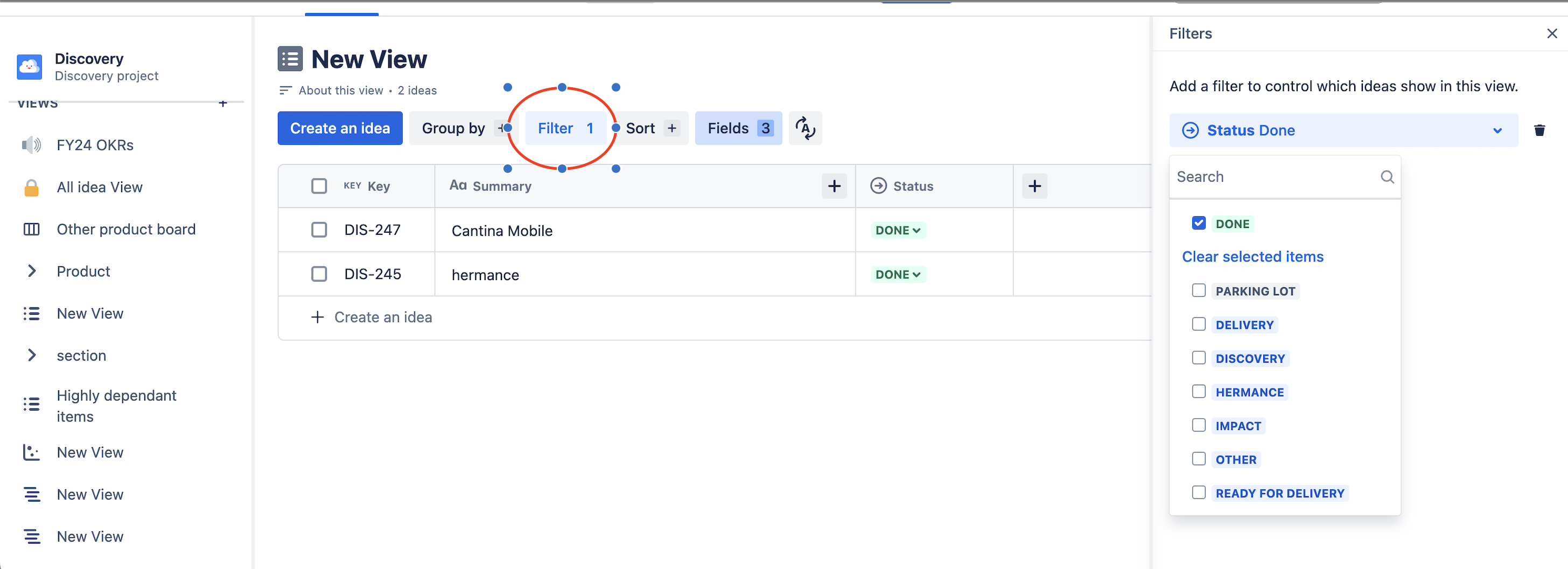 Solved: How I can create a report for complete status in J...
