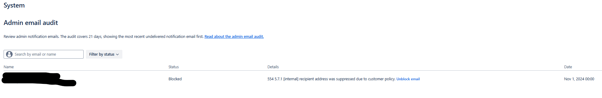 Not receiving email for password reset