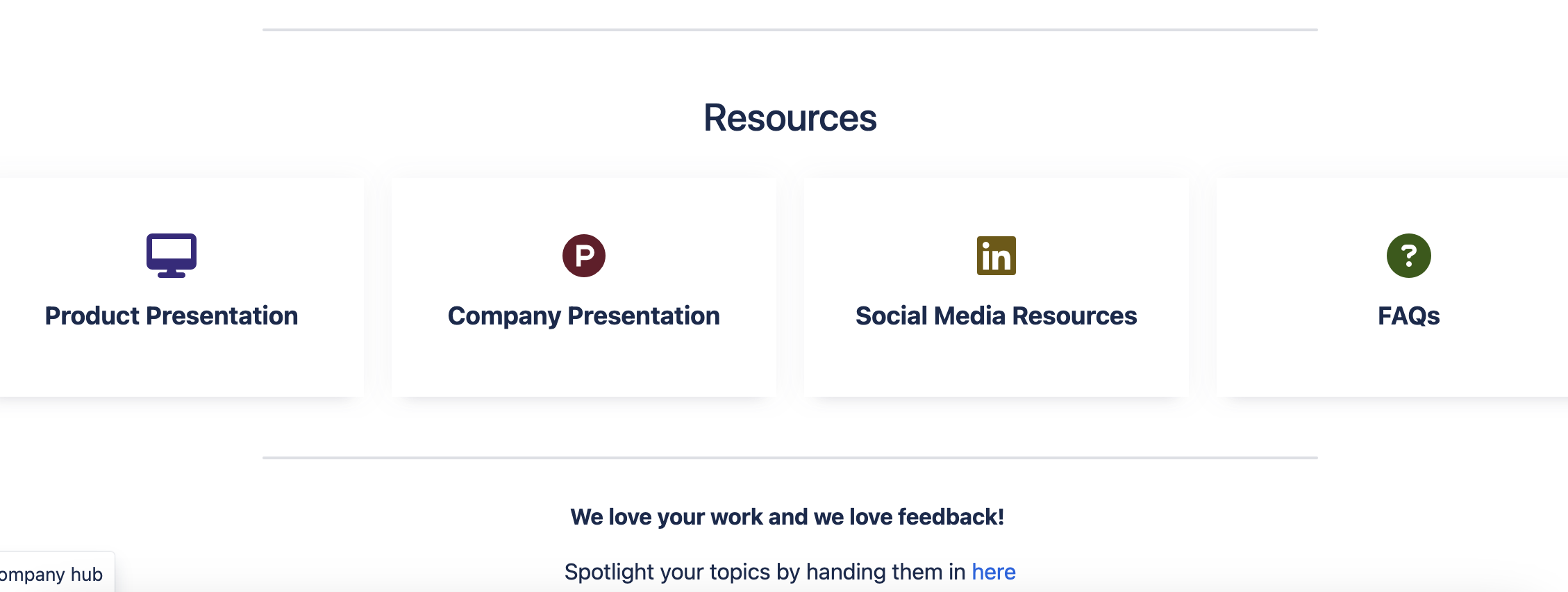 Personio Confluence company hub