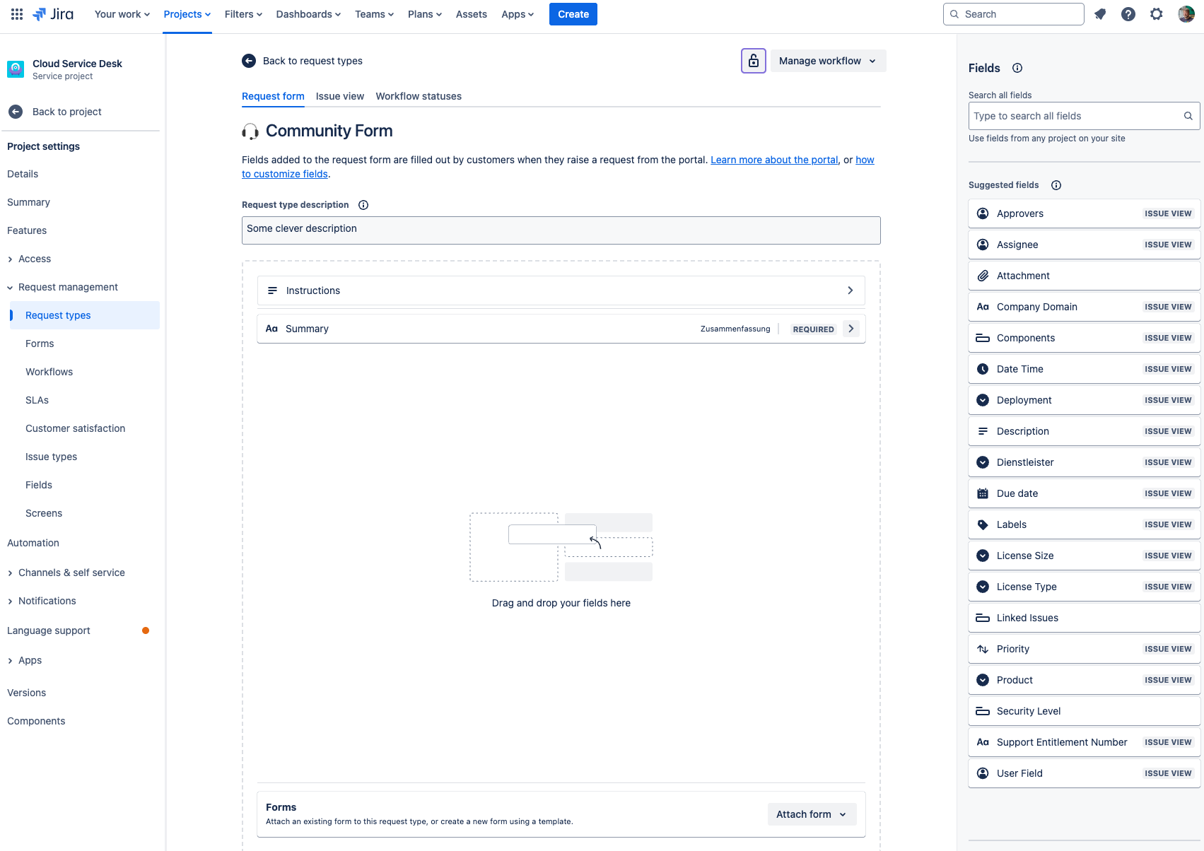 Solved: Cannot modify a request type form once created in ...