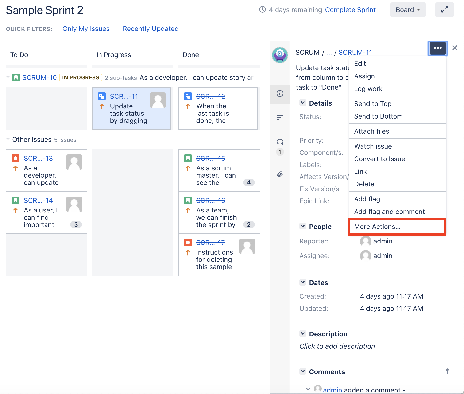 Solved: is it possible to move issue status from the issue...
