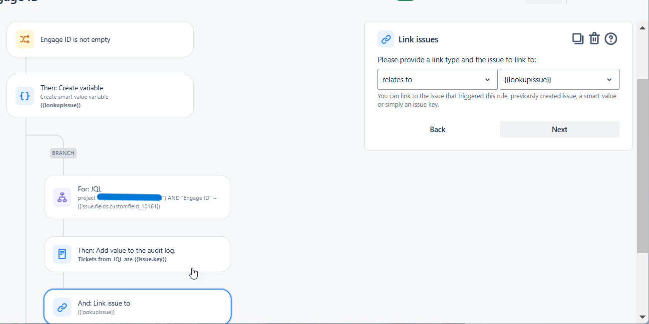 How to compare tickets using a custom text field a...