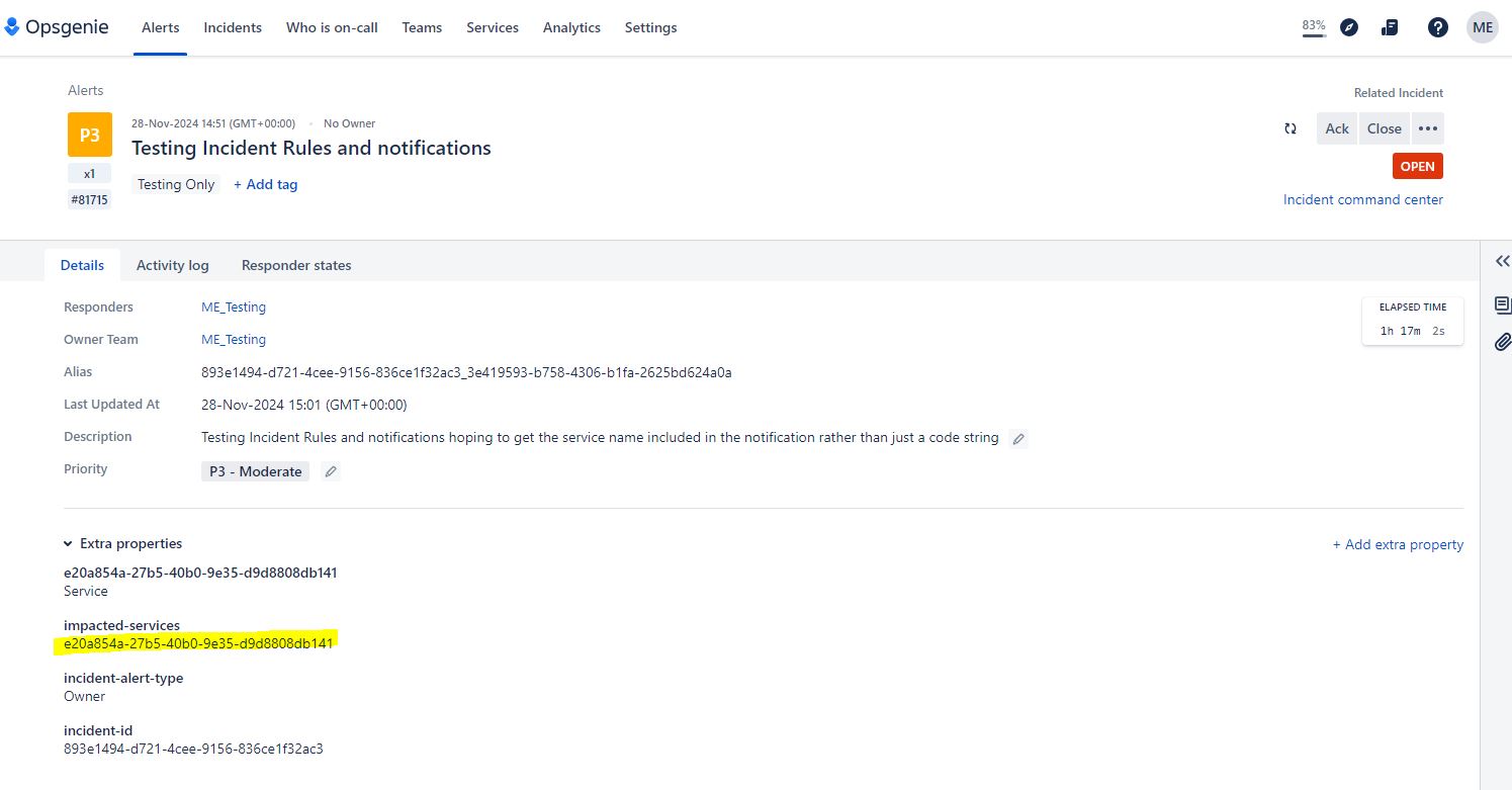 Solved: How to get Incident notifications to display an im...