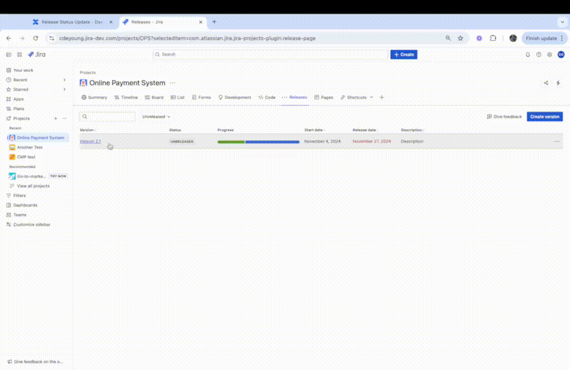 Add Jira release views into your Confluence pages ... - Atlassian Community