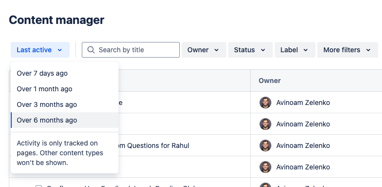 Confluence Content Manager: CQL Filters Now Availa... - Atlassian Community