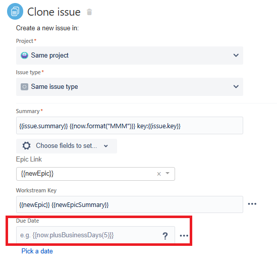 Solved While Using Clone Issue Action In Jira Automation