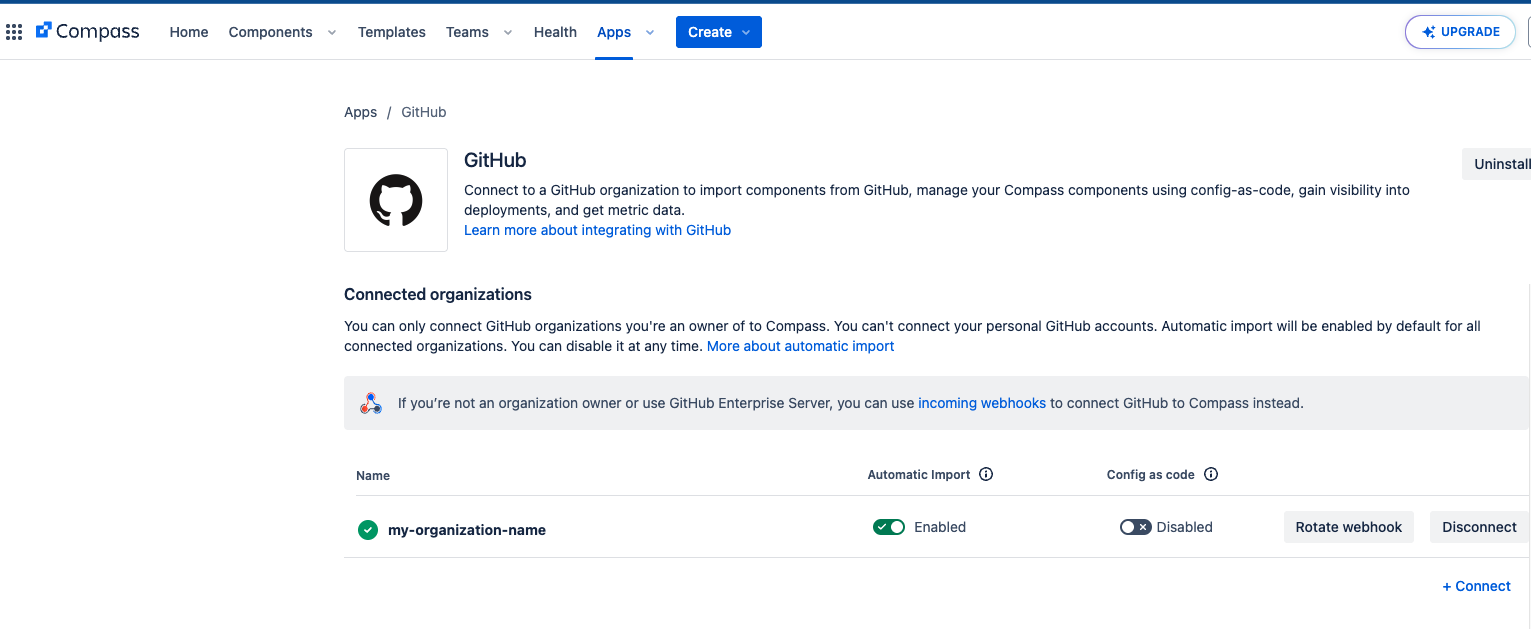Compass free version, create template with github ...