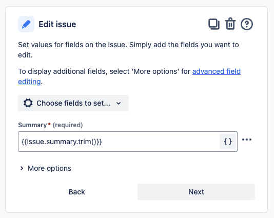 JSON for removing extra space
