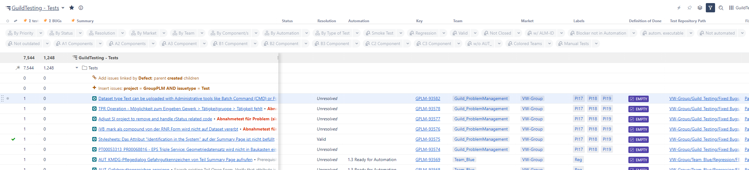 Solved: Jira Structure: how I can visible Test Runs under...