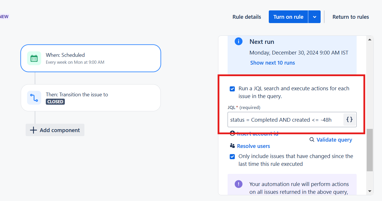 Solved: I want to create an automation rule so that the ti...